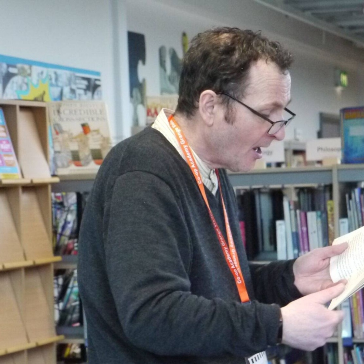 Co-op Academy Grange - Author Visit from Anthony McGowan